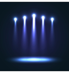 Colorful glow spotlights background Royalty Free Vector