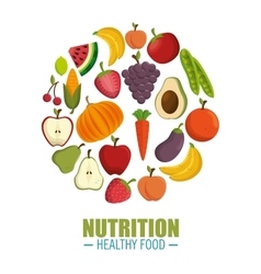 Healthy eating concept keto food pyramide Vector Image