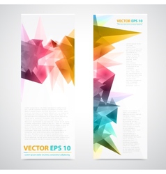 Flyer template header design Royalty Free Vector Image