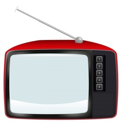 Retro tv set Royalty Free Vector Image - VectorStock
