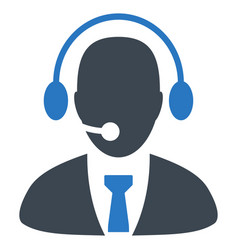 Time call center logo icon design Royalty Free Vector Image