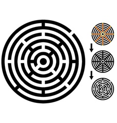 Easy grapes maze Royalty Free Vector Image - VectorStock