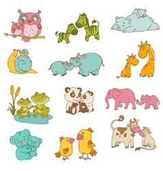 Mother and baby symbol Royalty Free Vector Image - VectorStock