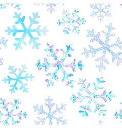 Falling snow frame corner pattern background Vector Image