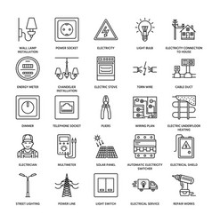 Broken wires that conduct electricity isolated Vector Image
