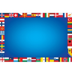 World flags frame Royalty Free Vector Image - VectorStock