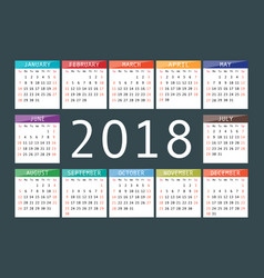 Calendar for 2022 Royalty Free Vector Image - VectorStock