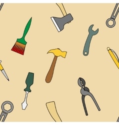Tools objects cartoon set Royalty Free Vector Image