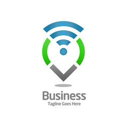 Check mark color logo Royalty Free Vector Image