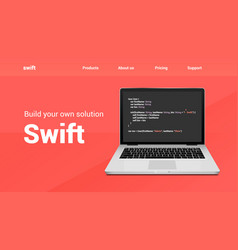 Programming and coding concept Royalty Free Vector Image