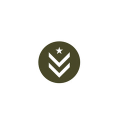 Military icon on white background armed symbol Vector Image