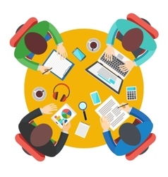 Happy team logo Royalty Free Vector Image - VectorStock