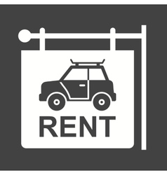 Car truck suv 4x4 line draw rent damage Royalty Free Vector