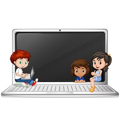 Kids dancing Royalty Free Vector Image - VectorStock