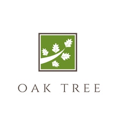 Oak tree letters Royalty Free Vector Image - VectorStock