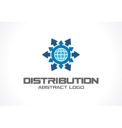 Abstract technology logo Royalty Free Vector Image