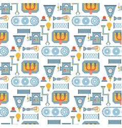 Machine parts different mechanism Royalty Free Vector Image