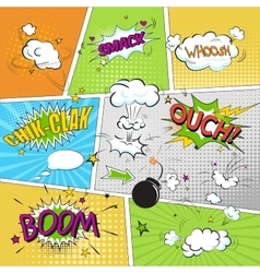 Comic book elements vector by Dazdraperma - Image #445482 - VectorStock