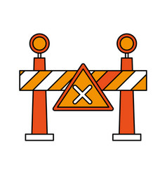 Cute road signs collection Royalty Free Vector Image