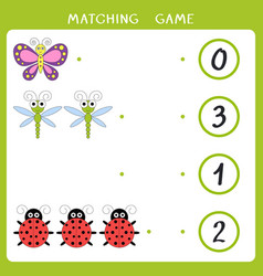 Educational math game for kids Royalty Free Vector Image