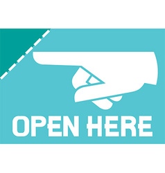 Come in we are open sign Royalty Free Vector Image