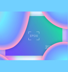 Liquid fluid with dynamic elements and shapes Vector Image