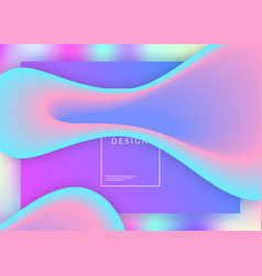 Liquid fluid with dynamic elements and shapes Vector Image