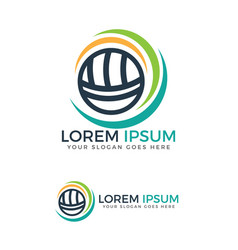 Net and volleyball Royalty Free Vector Image - VectorStock