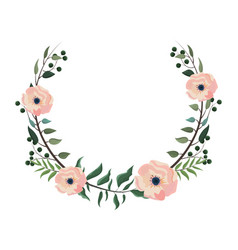 Spring floral frame Royalty Free Vector Image - VectorStock