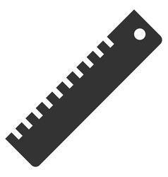 Vertical meter ruler Royalty Free Vector Image