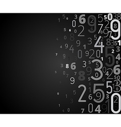 Number background Royalty Free Vector Image - VectorStock