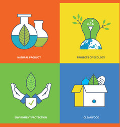 Environmental protection cartoon Royalty Free Vector Image