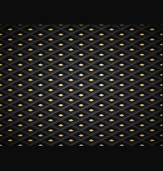 Hexagonal black embossed pattern plastic Vector Image