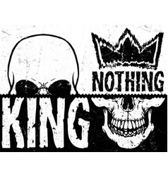 Two faced skull Royalty Free Vector Image - VectorStock