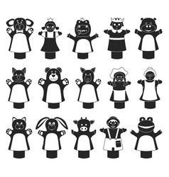 Puppet master hand Royalty Free Vector Image - VectorStock