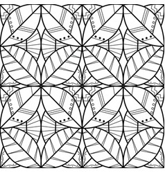 Continuous line drawing leaf set Royalty Free Vector Image