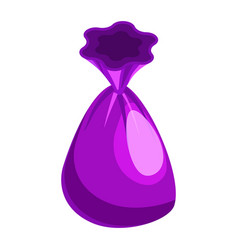 Candy wrapped lollipop round bonbon isometric Vector Image