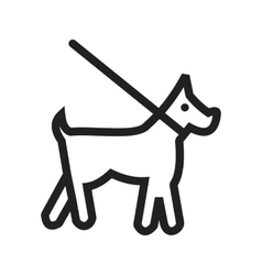 Cute puppy dog with leash vector by opheliajay - Image #1763600 ...