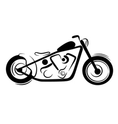 Chopper motorcycle vector by jackrust - Image #581798 - VectorStock