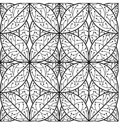 Continuous line drawing leaf set Royalty Free Vector Image