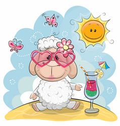 Monkey on the beach Royalty Free Vector Image - VectorStock