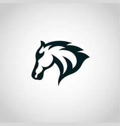 Creative gallop horse logo Royalty Free Vector Image