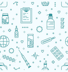 Isometric hospital tools medical diagnostic Vector Image