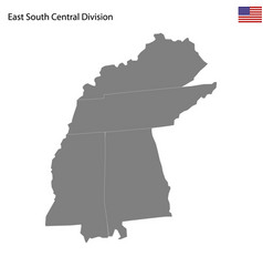 Modern map - south ribble district of lancashire Vector Image