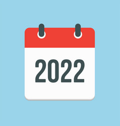New year 2020 calendar icon Royalty Free Vector Image