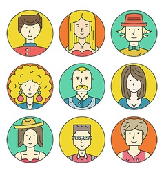 Colorful people Royalty Free Vector Image - VectorStock