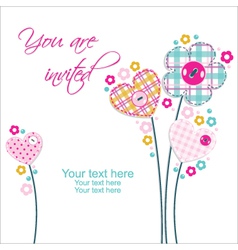 Beautiful card for invitation Royalty Free Vector Image