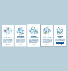 Personal growth development brochure template Vector Image