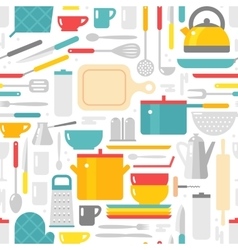 Kitchen pattern Royalty Free Vector Image - VectorStock