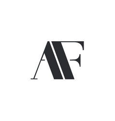 Letter f with racing flag logo Royalty Free Vector Image